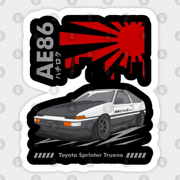 AE86 Sprinter Trueno - Ae86 - Sticker | TeePublic